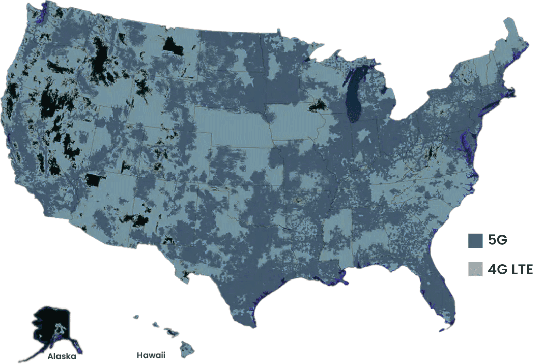 Talkie Wireless Mobile Coverage